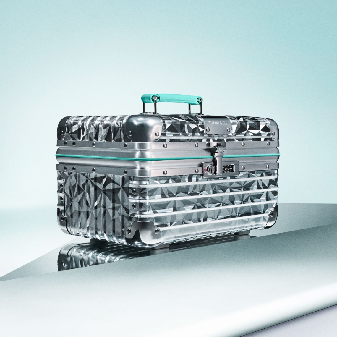 RIMOWA x Tiffany & Co. Jewelry Case in Aluminum with Tiffany Blue ...