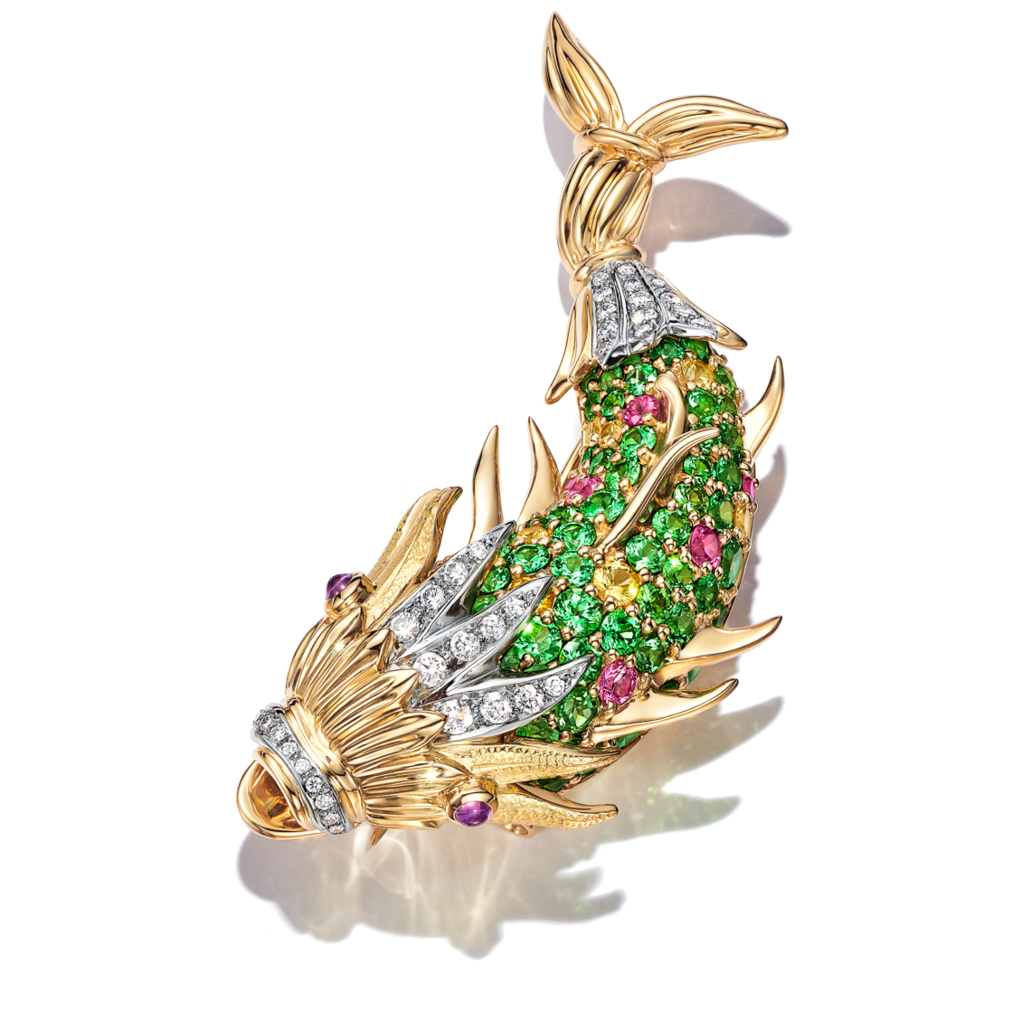 Tiffany & Co. Schlumberger® Royal Fish brooch in 18k yellow gold and ...