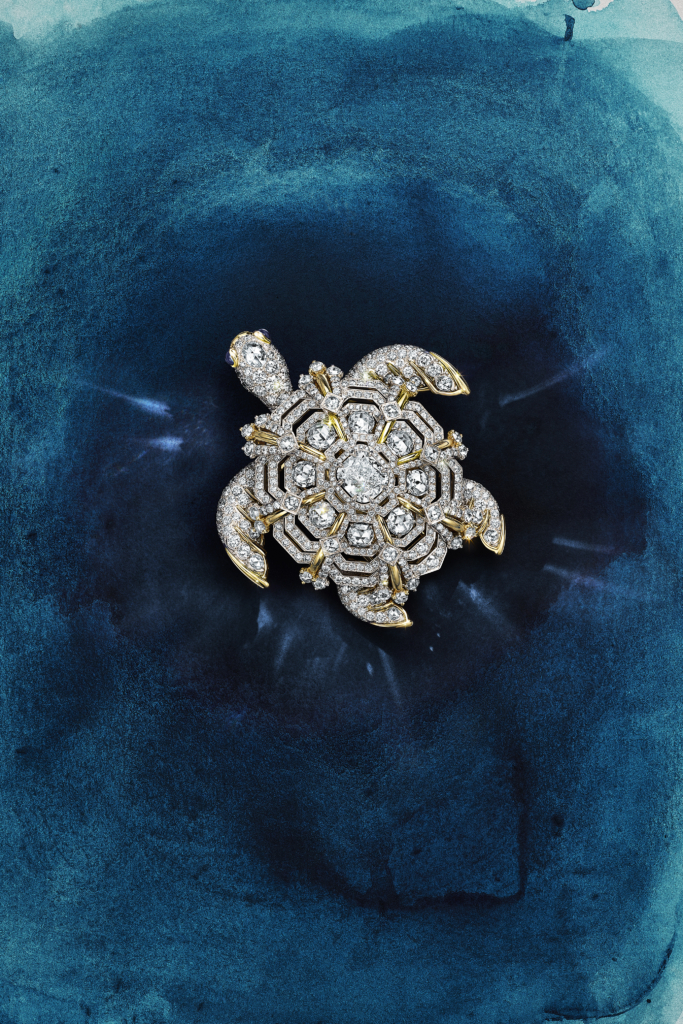 Sea Turtle Diamond Pendant - Tiffany