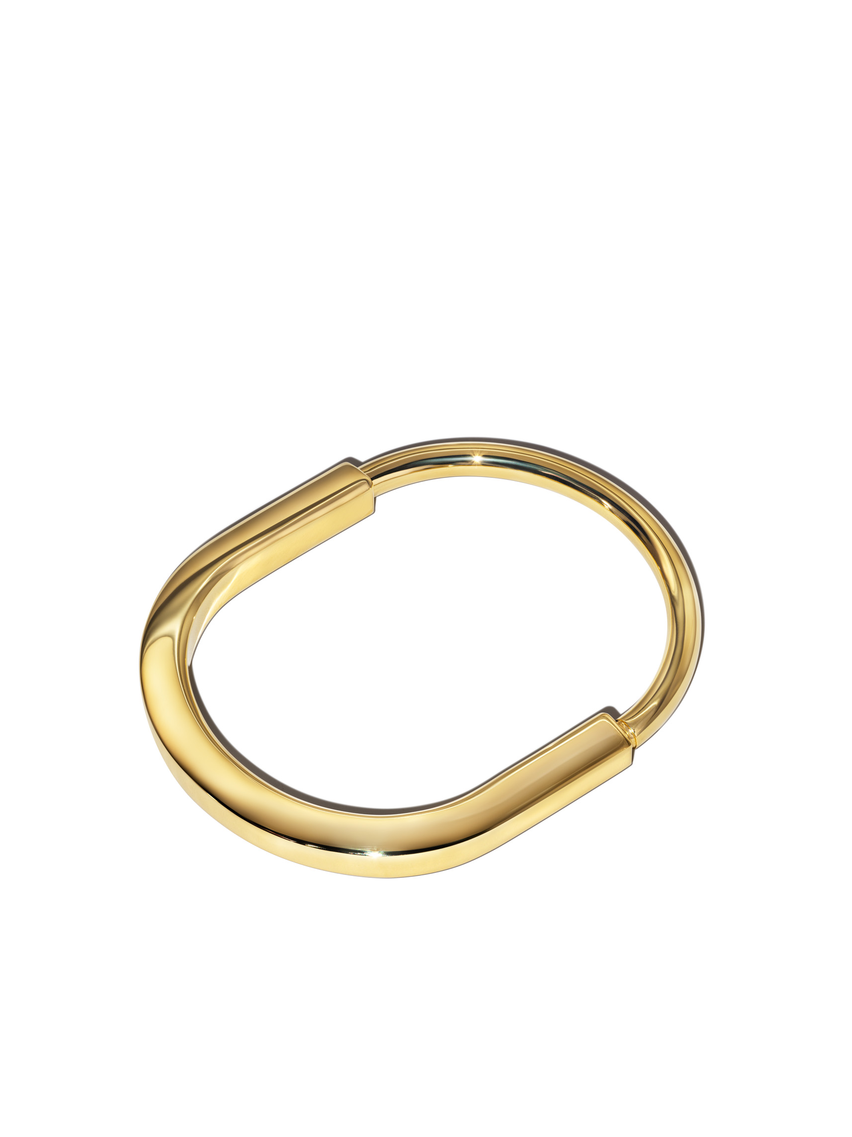 Tiffany Lock bangle in 18k yellow gold, medium. - Tiffany