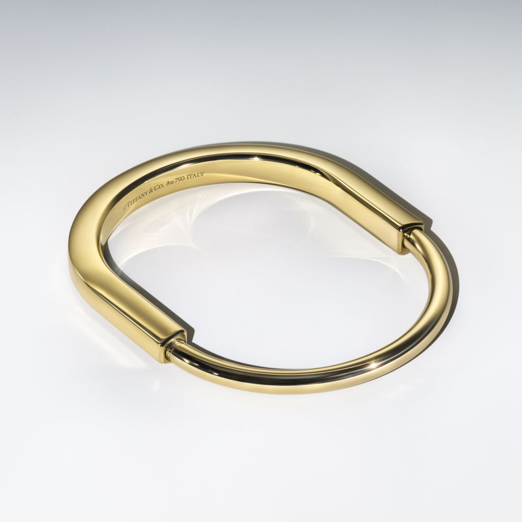 Tiffany Lock bangle in 18k yellow gold. - Tiffany