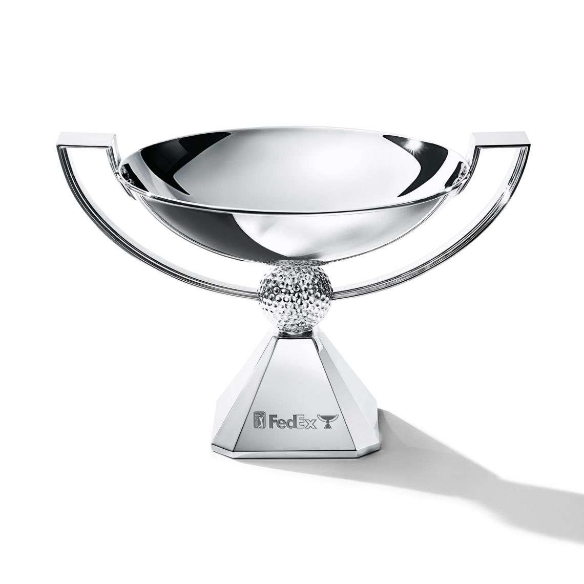The FedExCup® Trophy. Designed and handcrafted by Tiffany & Co. for the ...