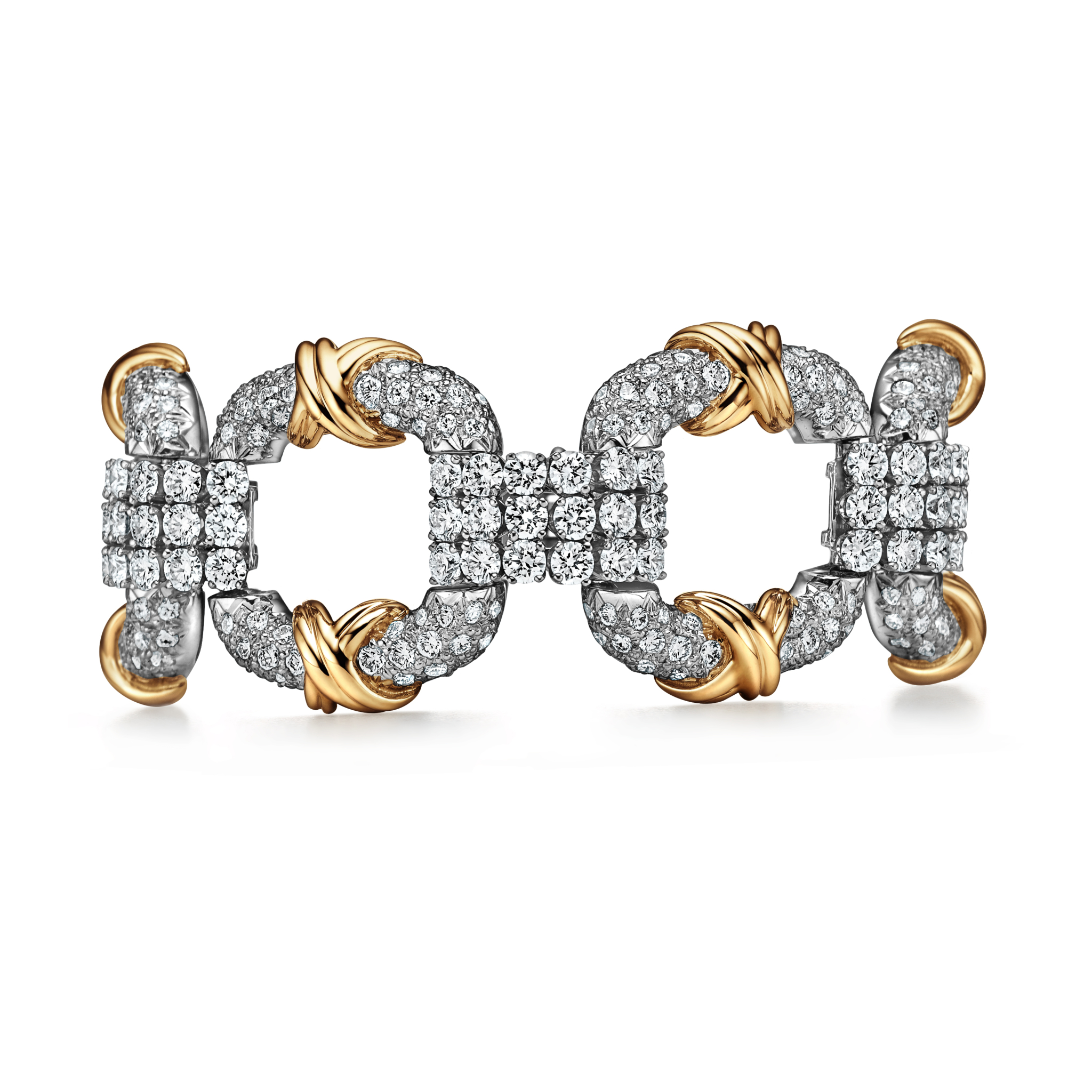 Tiffany & Co. Schlumberger ® Cooper Bracelet in platinum and 18k yellow ...