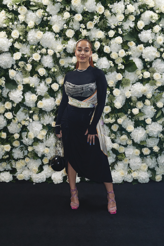 Jorja Smith attends the British Vogue and Tiffany & Co. Fashion and ...