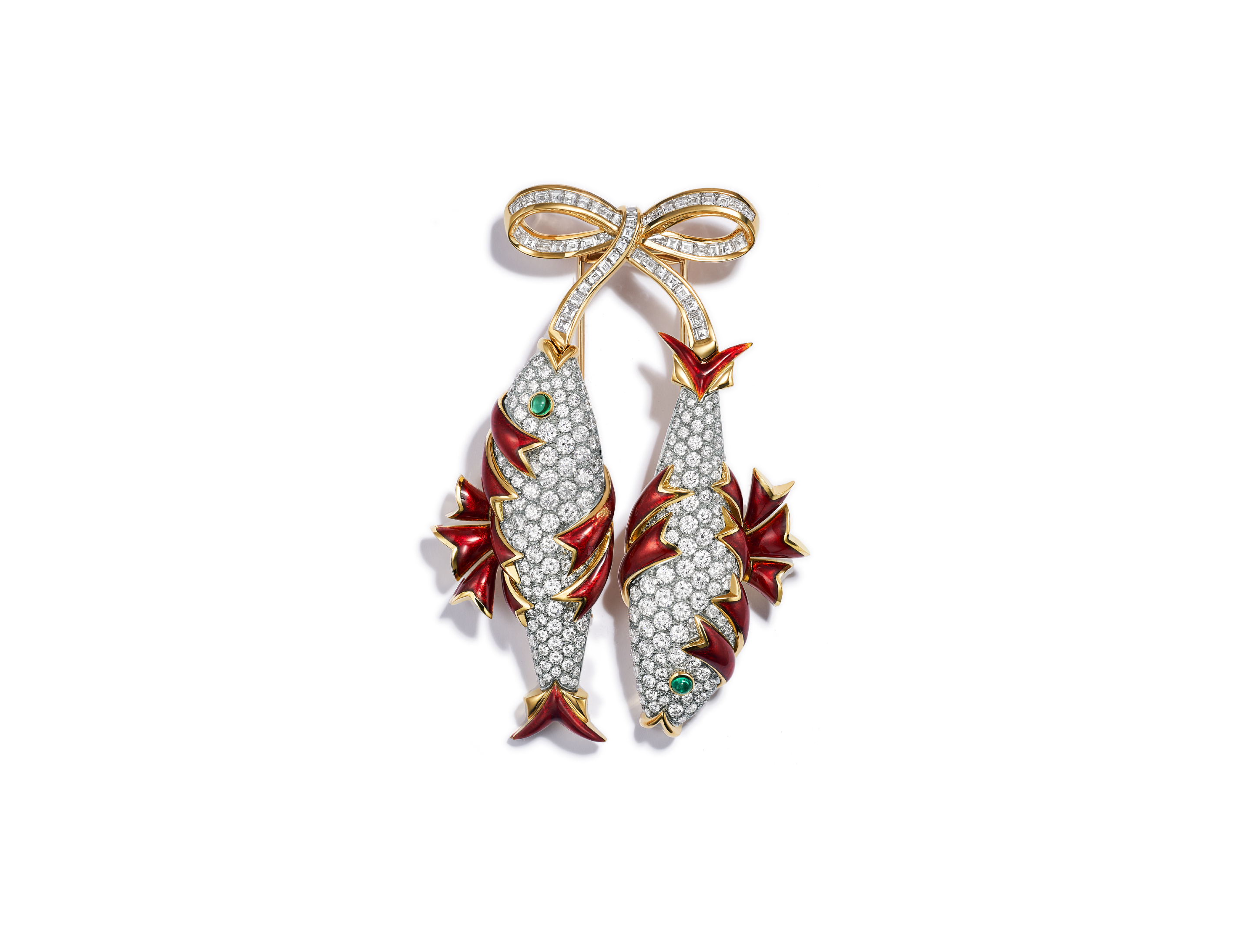 Tiffany & Co. Schlumberger® Twin Fish Brooch - Tiffany