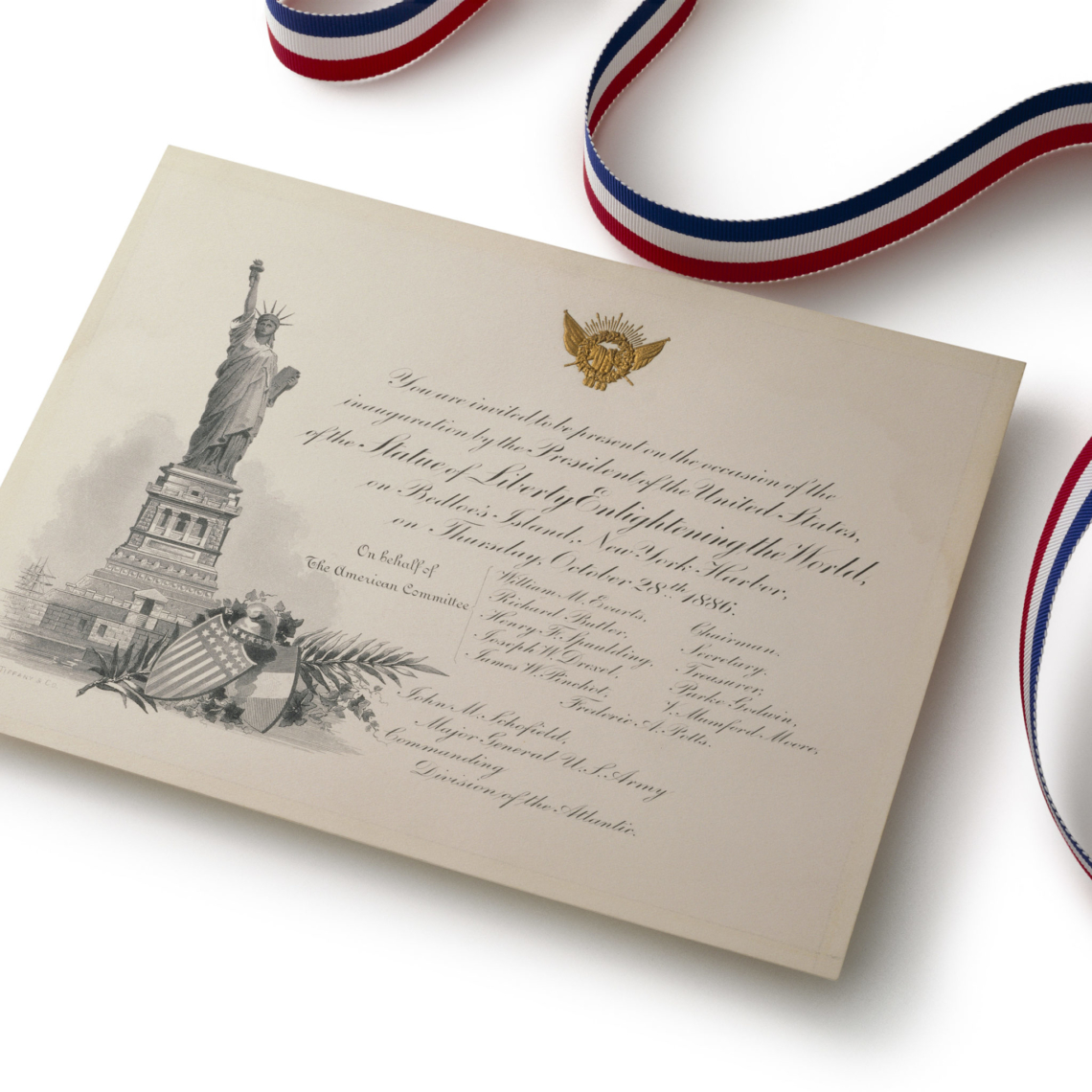 Statue of Liberty Invitation - Tiffany