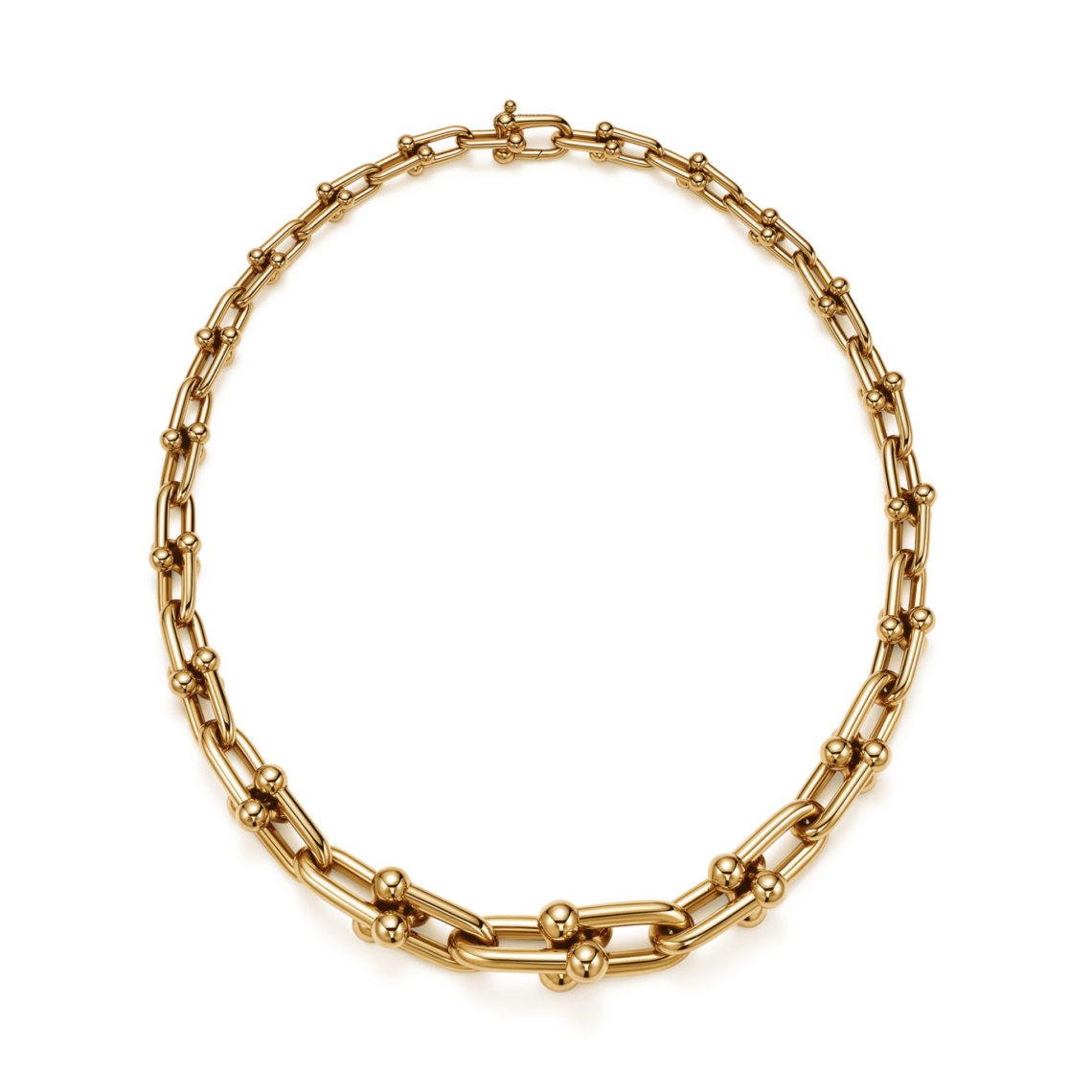 Tiffany HardWear graduated chain necklace in 18k yellow gold - Tiffany